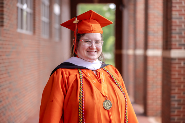 Theatre major Burks named Spring 2025 CAS Orange Gown Graduate ...